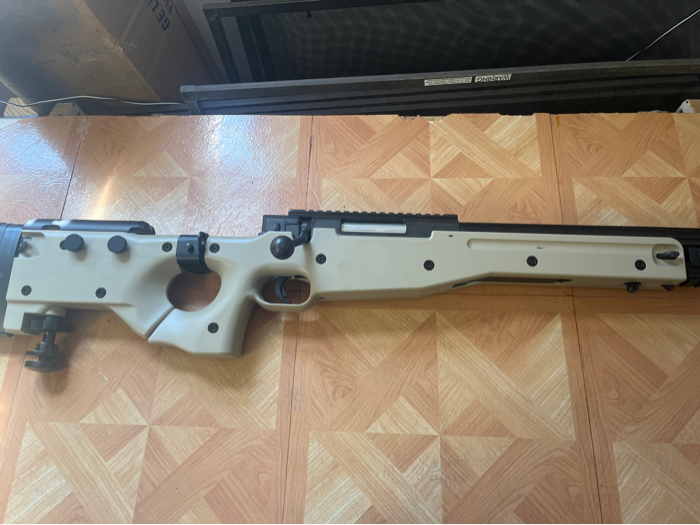 Upgraded L96 Folding stock (can include scope and bipod) | HopUp Airsoft