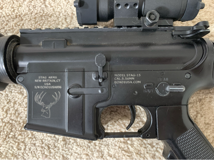 SOLD Modified Echo 1 Stag-15 (for parts or repair) | HopUp Airsoft