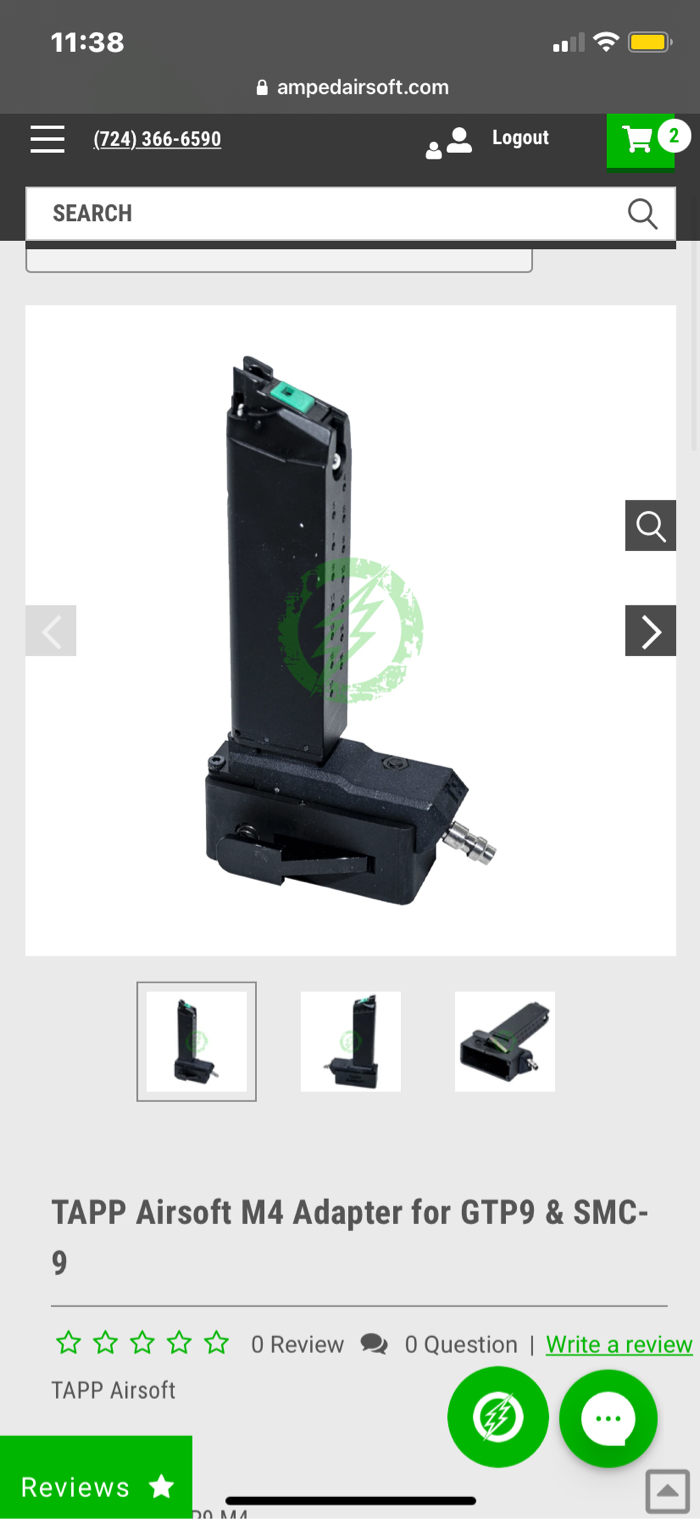 SOLD looking to buy a smc 9 tapp hpa adapter for m4 mags. | HopUp Airsoft