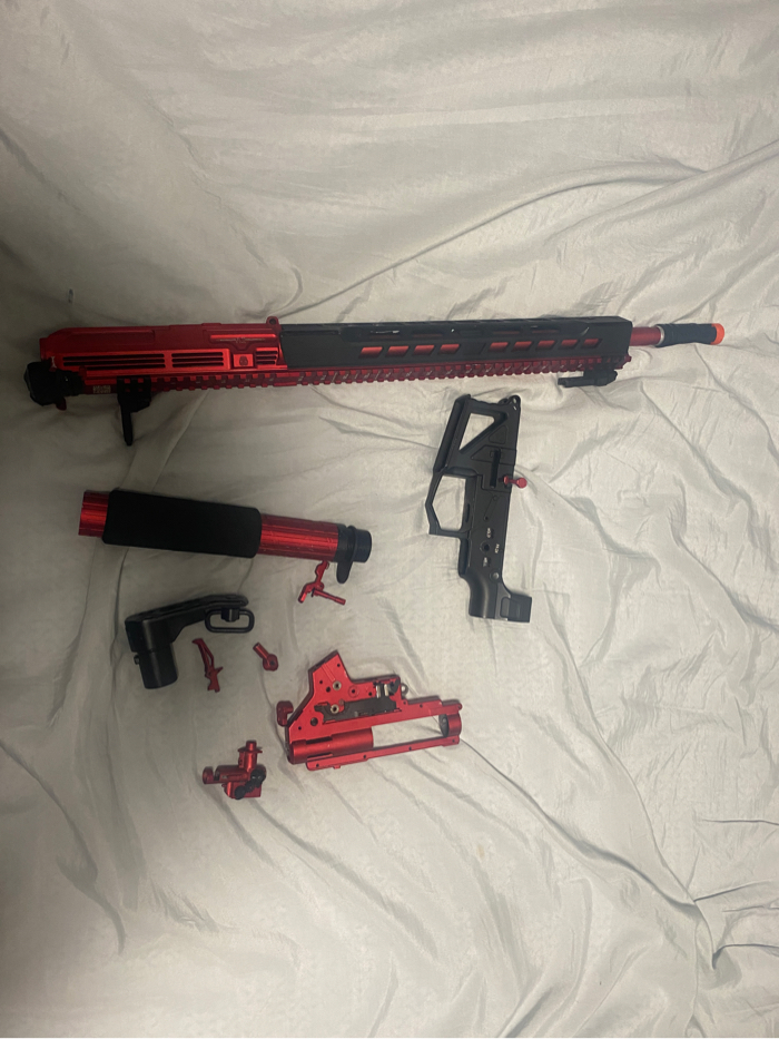 SOLD Red gun parts(READ BIO) | HopUp Airsoft