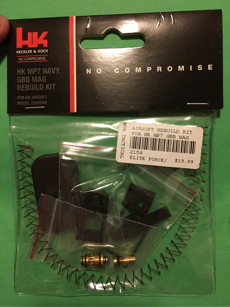SOLD HK MP7 GBB mag complete rebuild kit NEW | HopUp Airsoft