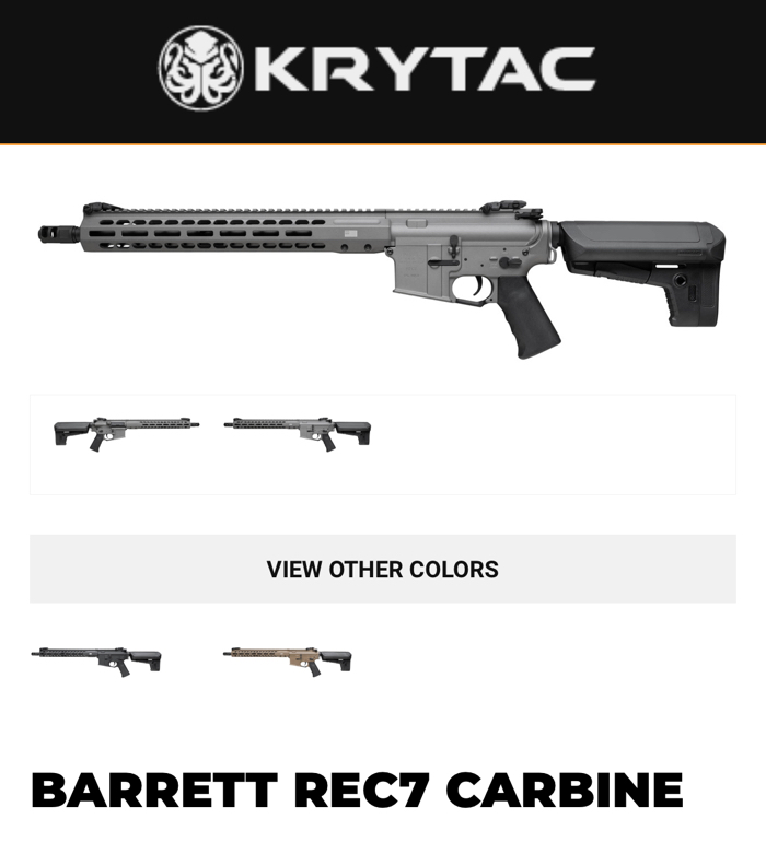BARRETT REC7 CARBINE & novritsch ssp18 | HopUp Airsoft