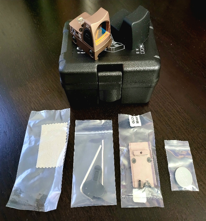 SOLD Trijicon RMR Repro Micro Red Dot Sight Bronze Tan FDE Dark Earth ...