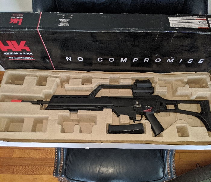 SOLD Elite Force H&K G36 Elite Airsoft AEG EBB Rifle w/ Integrated ...