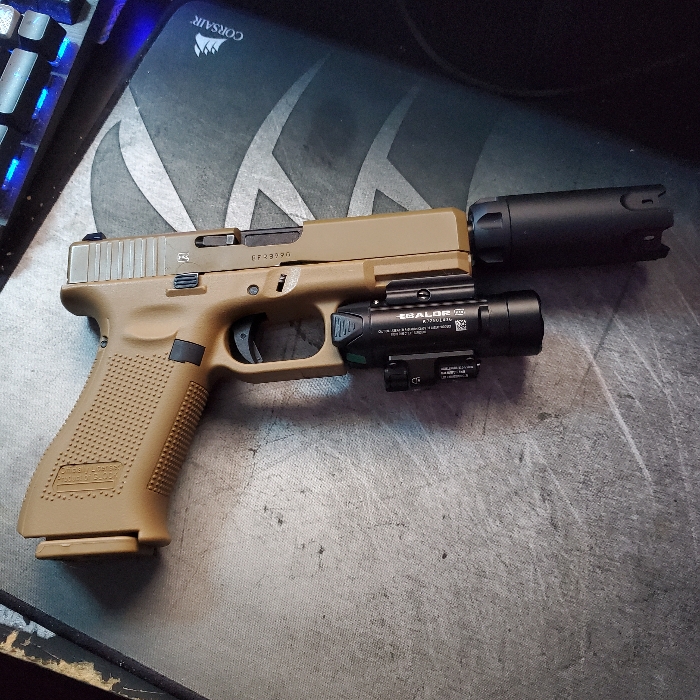 SOLD G19x w/OLight Baldr Pro, ProArms threaded w/Blastr | HopUp Airsoft