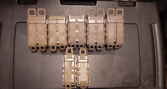 SOLD Fast Hand Hard Shell Magazine pouches | HopUp Airsoft