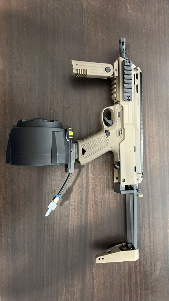 AAP-01 Carbine kit with 2500rd electric Tapp Drum mag | HopUp Airsoft