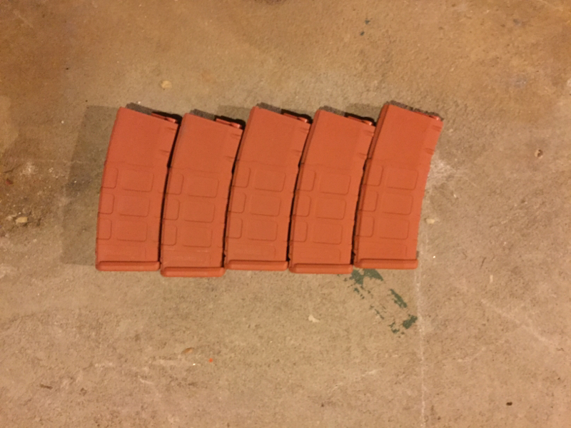 SOLD pmags orange | HopUp Airsoft