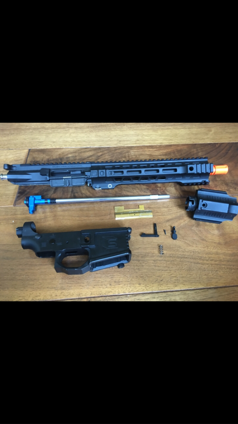 SOLD EMG SAI GRY Shell Upper Lower Rail Barrel Hop Up QD | HopUp Airsoft