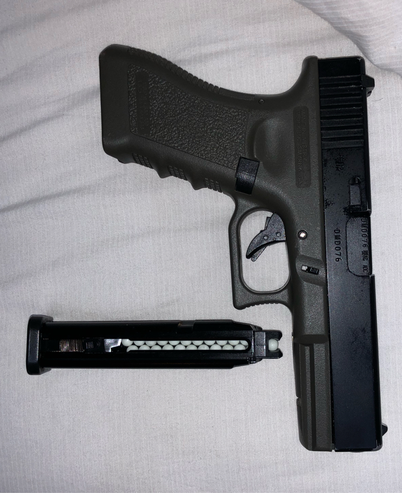 SOLD glock 17 army armament color od green gas | HopUp Airsoft