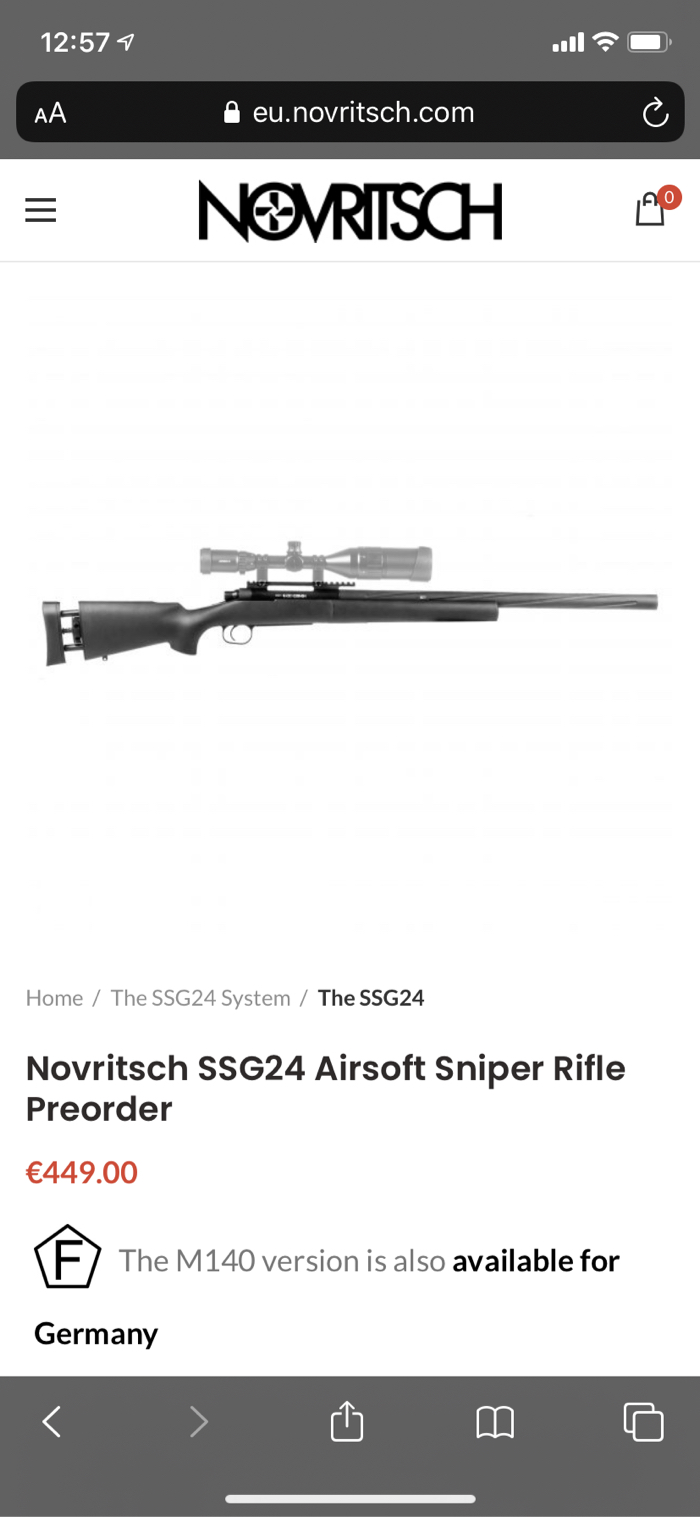 SOLD looking for a Nov SSG24 | HopUp Airsoft