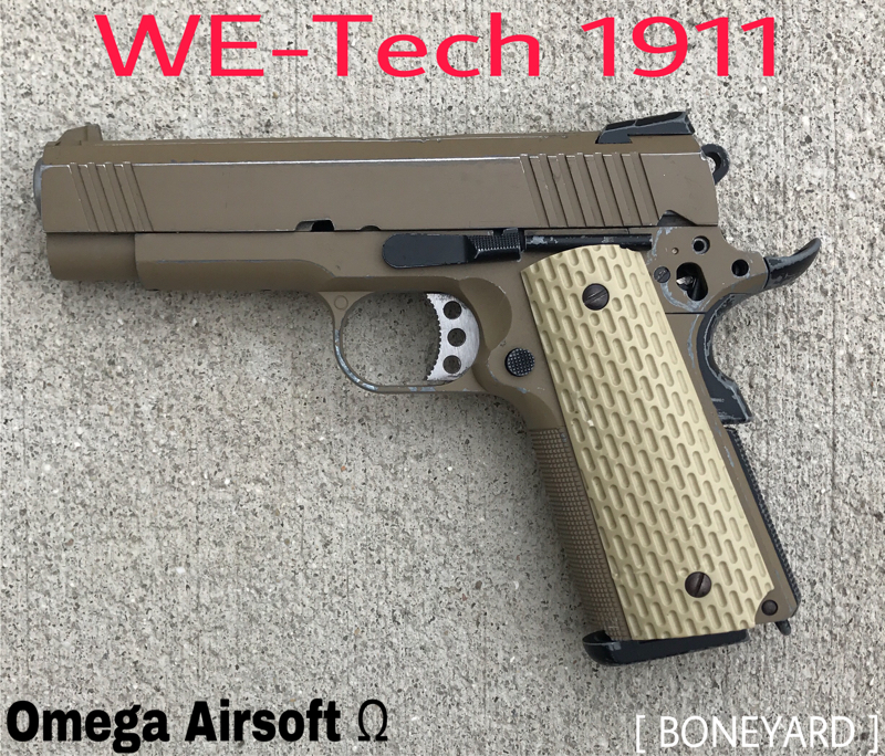 SOLD ☠️ WE-Tech 1911 [BONEYARD] | HopUp Airsoft