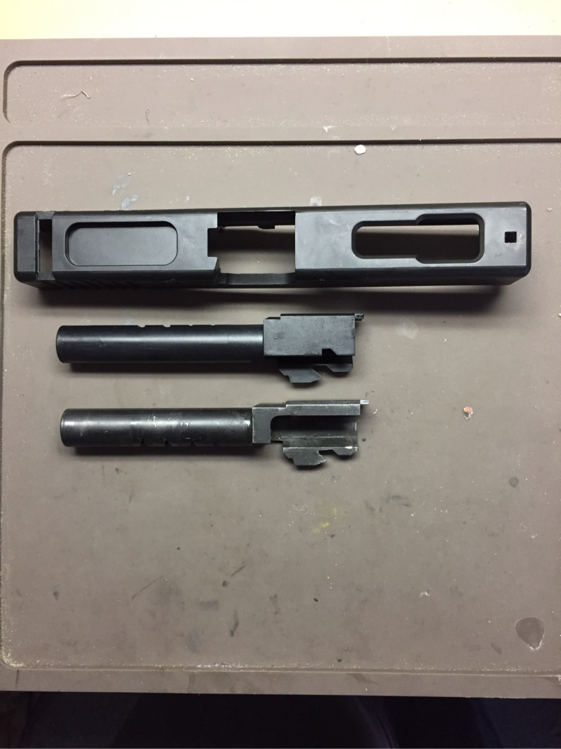 SOLD TM G18c slide set and Guarder steel barrel | HopUp Airsoft