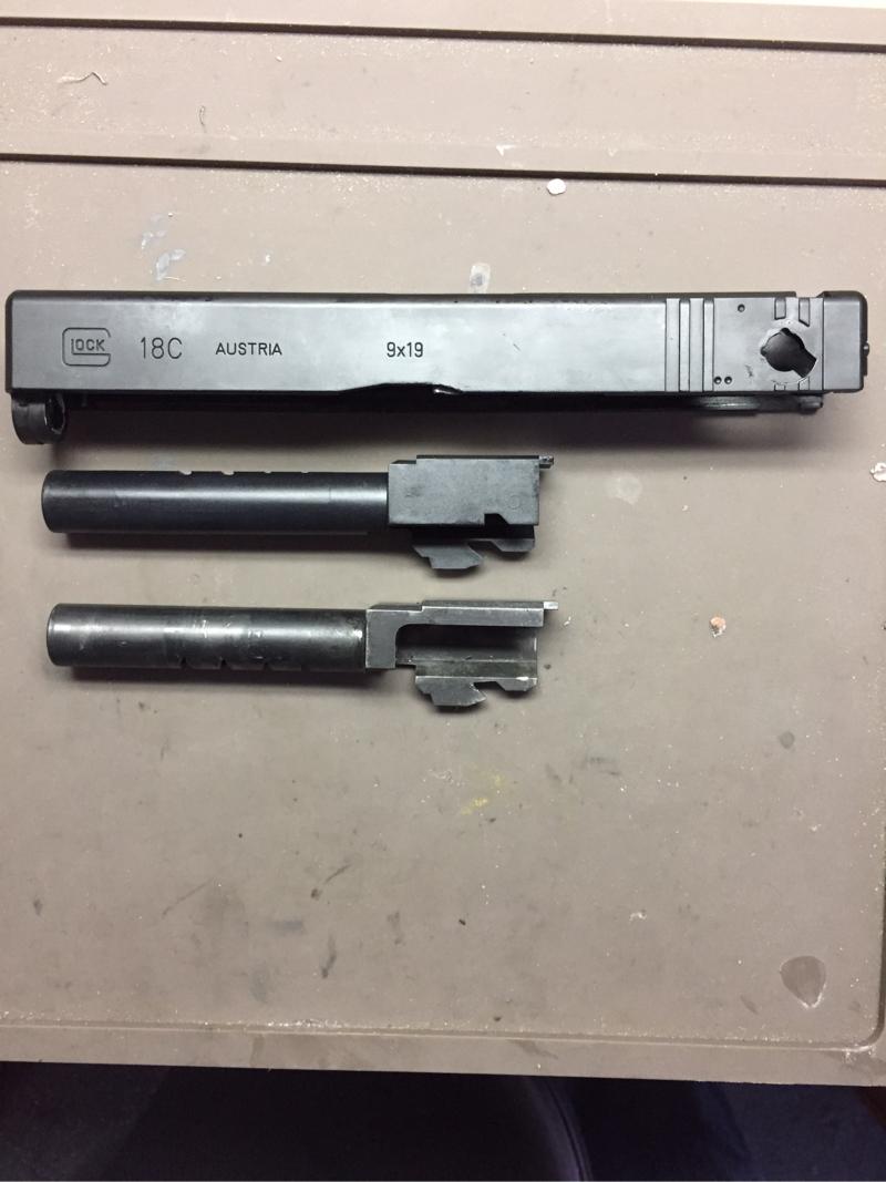 SOLD TM G18c slide set and Guarder steel barrel | HopUp Airsoft