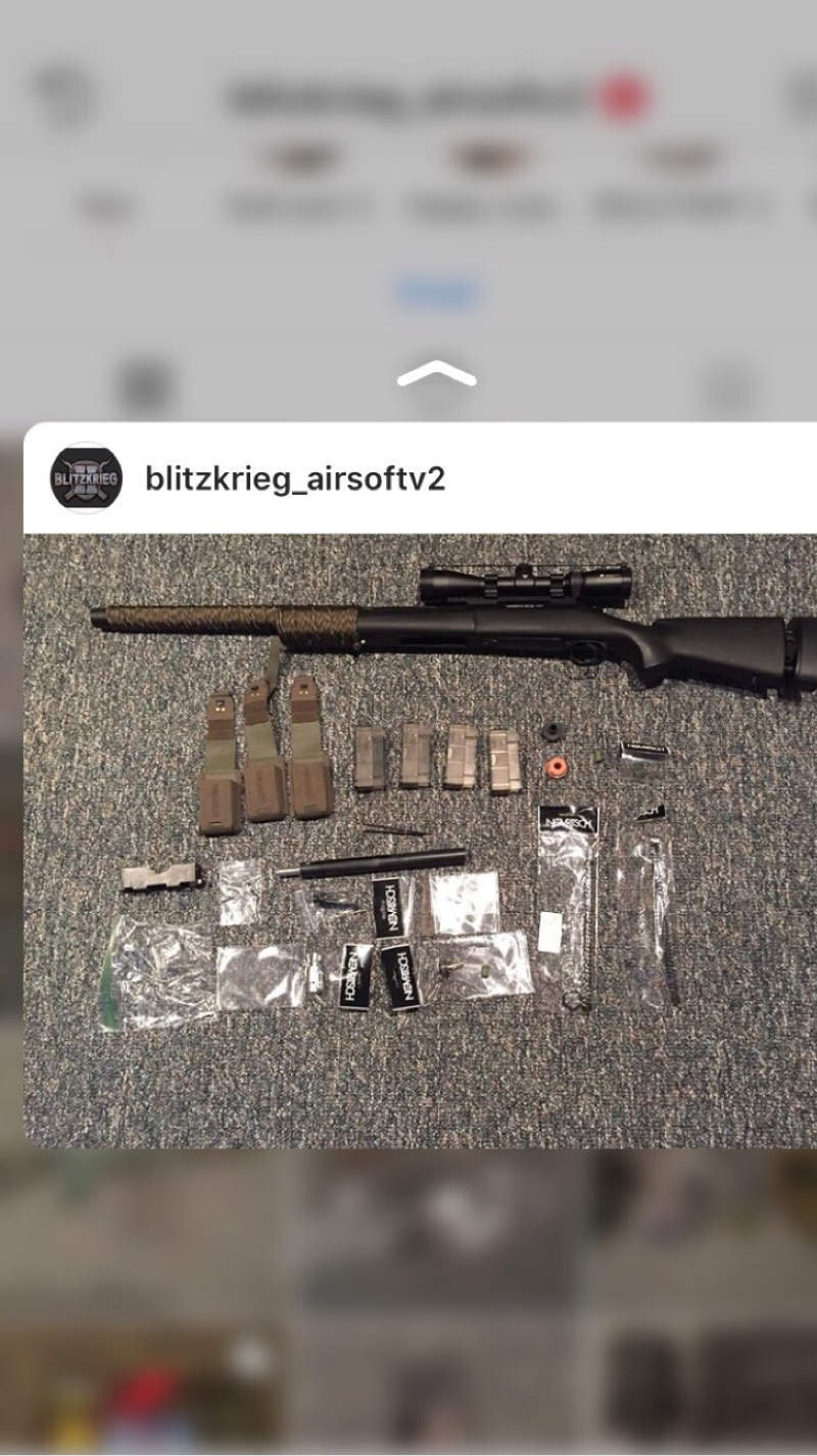 SOLD novristch ssg24 parts lot (PRICE DROP!) | HopUp Airsoft