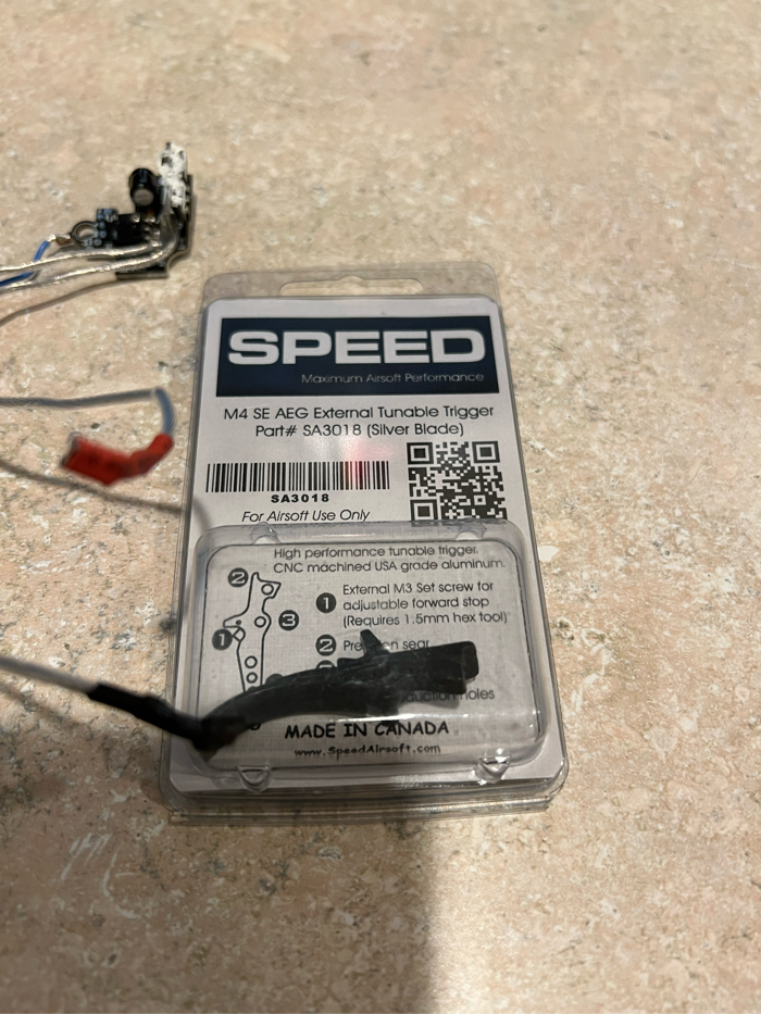 SOLD CYMA platinum micro trigger unit and trigger. | HopUp Airsoft