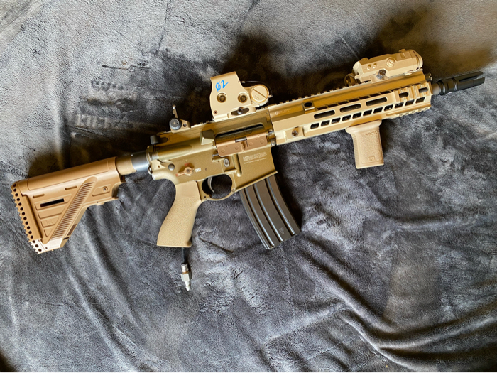 CAG HK416 Polarstar - Custom built by professional tech | HopUp Airsoft