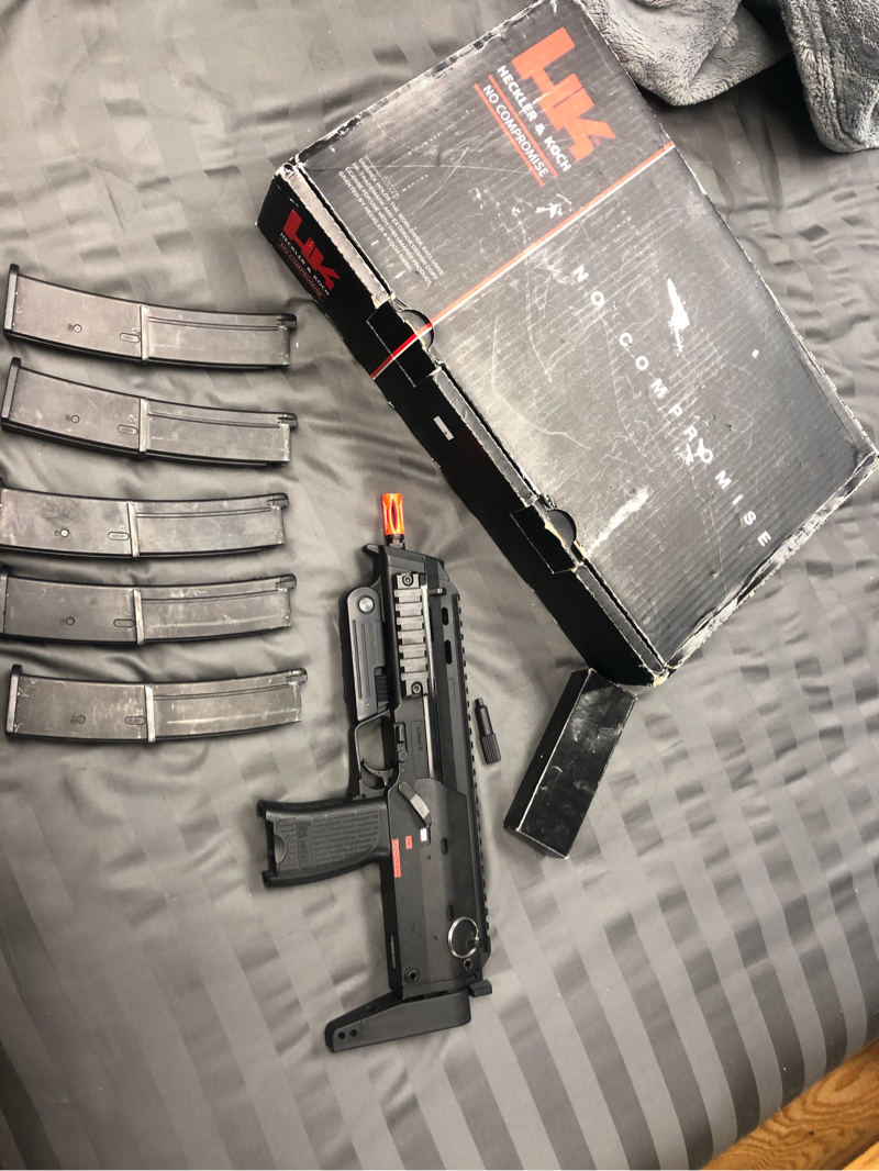 SOLD KWA MP7 w/ 5 mags and CQB Bolt | HopUp Airsoft