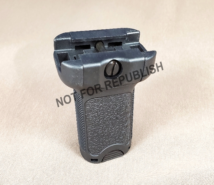 SOLD Rail Style Canted Vertical Stubby Stippled Grip w/ Storage | HopUp ...