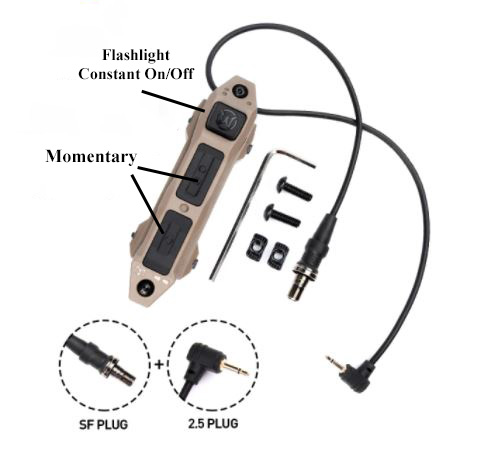 SOLD TAPS Pressure Switch for Dbal/Peq/M3X/WMX200 Tactical Augmented Pressure Switch | HopUp Airsoft