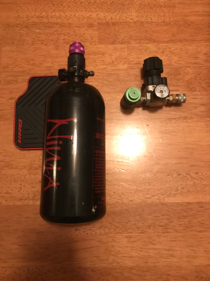 SOLD Ninja slp tank with amped regulator | HopUp Airsoft