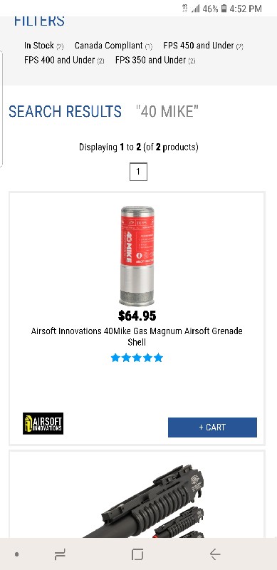 SOLD 40mm 40 Mike | HopUp Airsoft