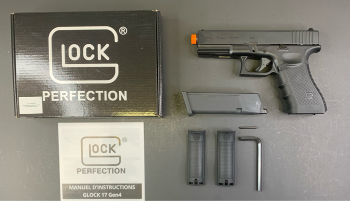 SOLD Spartan / Cybergun Licensed GLOCK 17 Gen 4 CO2 Gas Blowback Airsoft Pistol | HopUp Airsoft