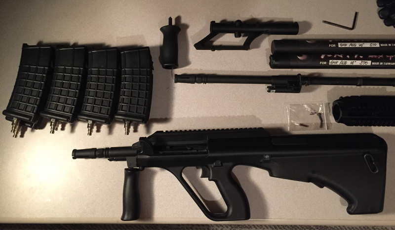 SOLD GHK AUG HPA Package | HopUp Airsoft