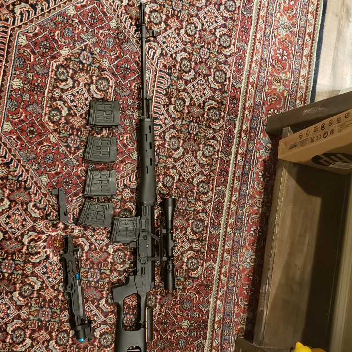 SOLD A&K spring svd w/ scope & parts | HopUp Airsoft