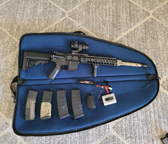 KWA KM4-SR10 with everything included | HopUp Airsoft