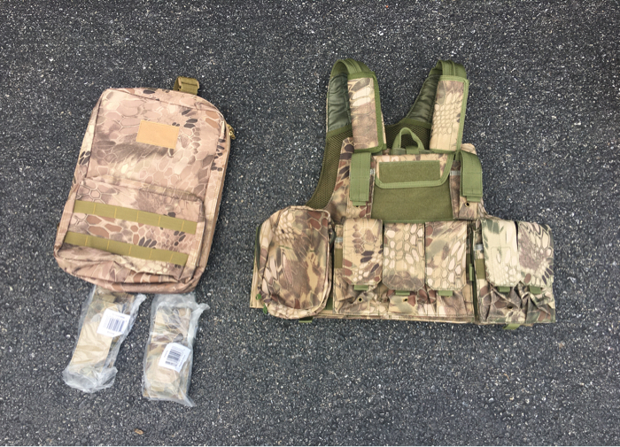 SOLD Kryptek Camo Full USMC Vest Platecarrier setup with pouches and ...