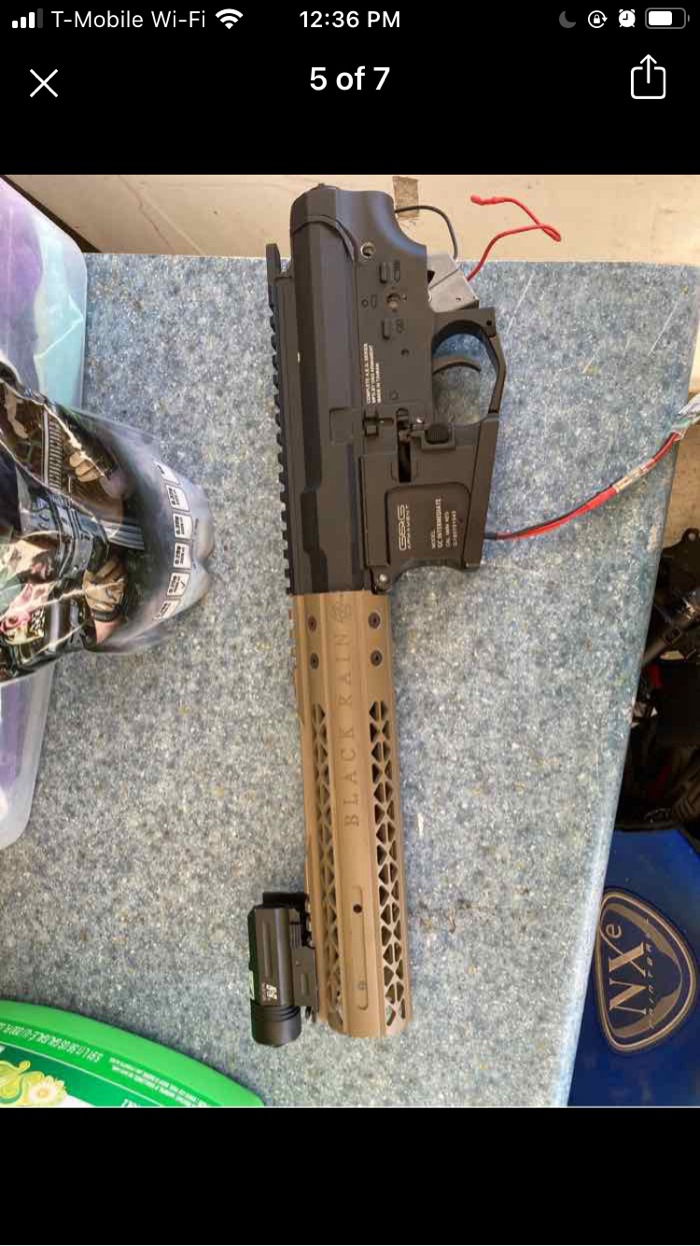 SOLD g&g light weight metal rail and lower | HopUp Airsoft