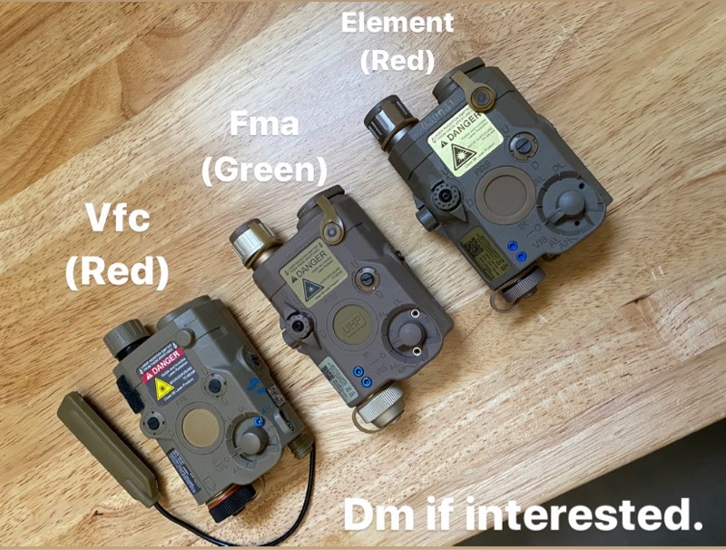 SOLD peq boxes green and red laser | HopUp Airsoft