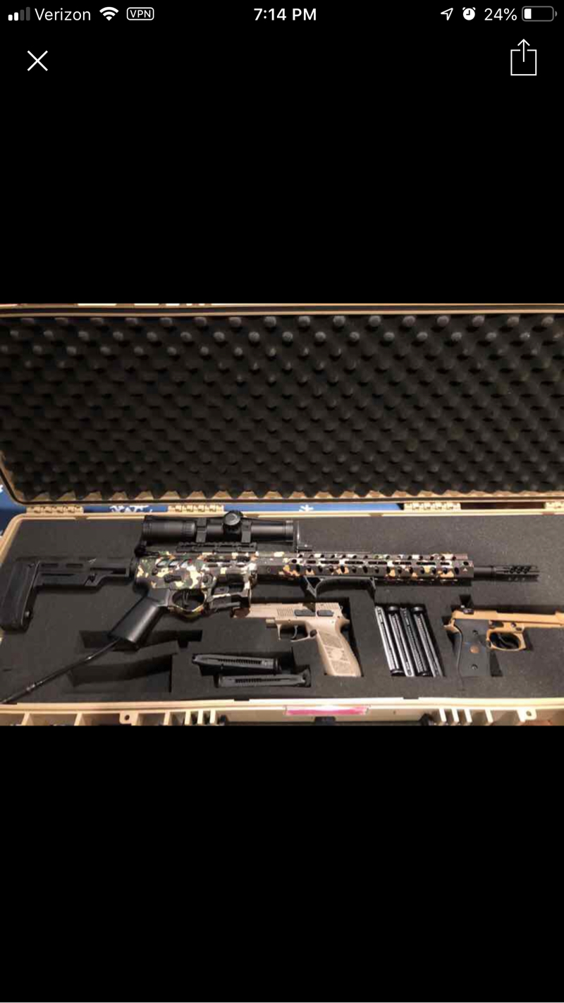 SOLD demolition ranch emg f1 firearms udr15 with a Wolverine inferno ...