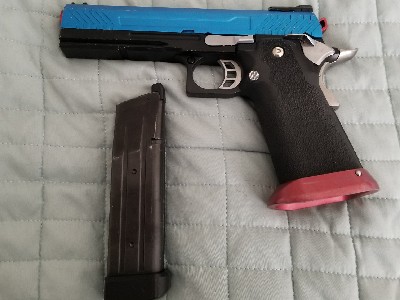 SOLD AW Custom Hi-Capa Competition Grade Gas Blowback Airsoft Pistol ...