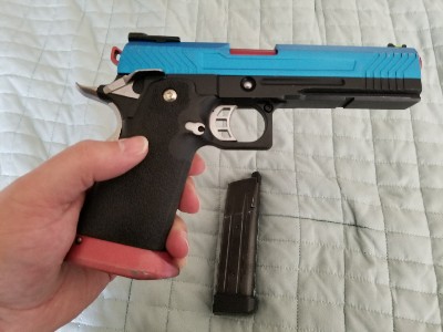 SOLD AW Custom Hi-Capa Competition Grade Gas Blowback Airsoft Pistol ...