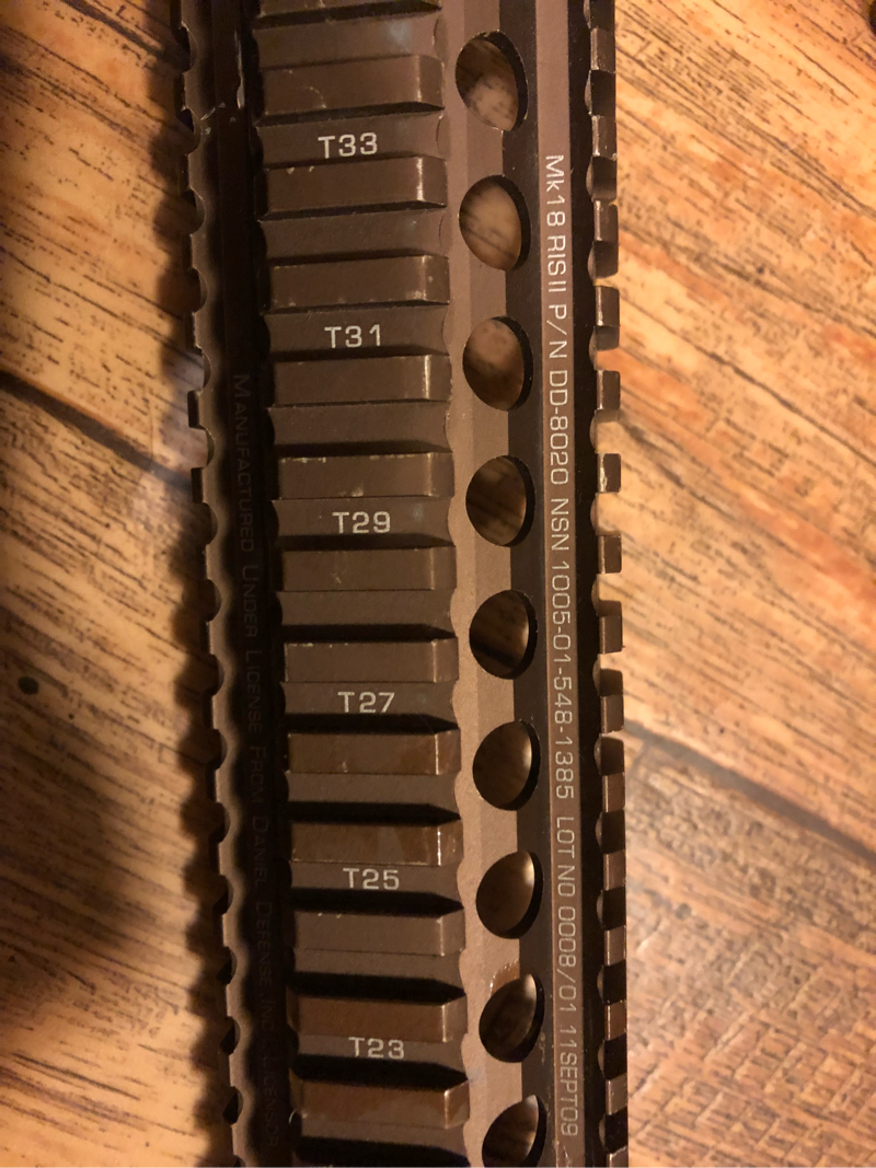 SOLD Tan Madbull Daniel Defense rail 10 inch | HopUp Airsoft