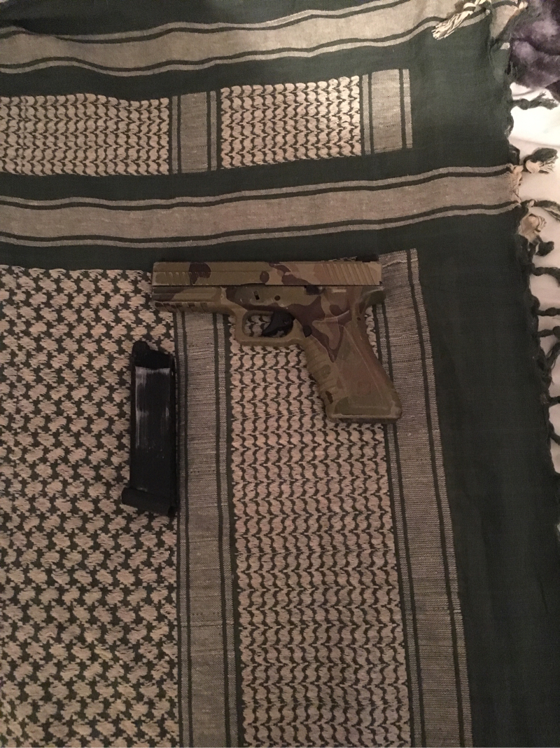 SOLD APS Glock style multicam handgun | HopUp Airsoft