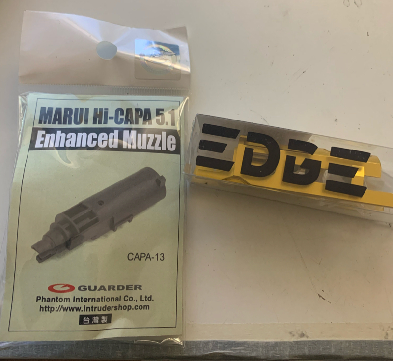 SOLD Hicapa EDGE BBU and Guarder Nozzle | HopUp Airsoft