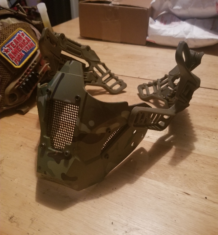 SOLD Custom fast helmet detachable face mask | HopUp Airsoft