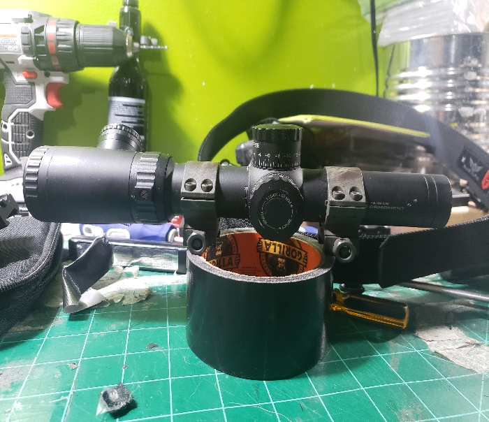 SOLD G&G 1.1-4X24 Variable Zoom Illuminated Rifle Scope with Locking ...