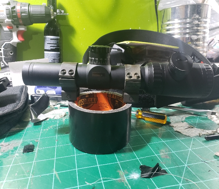 SOLD G&G 1.1-4X24 Variable Zoom Illuminated Rifle Scope with Locking ...