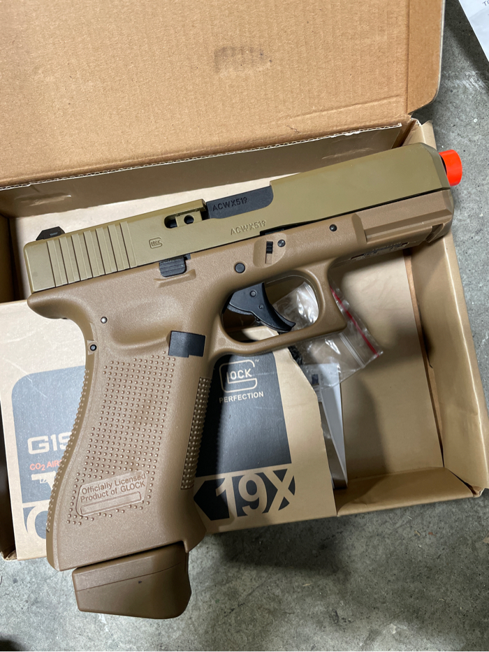 SOLD Boneyard Elite Force Glock 19x C02 half blowback | HopUp Airsoft