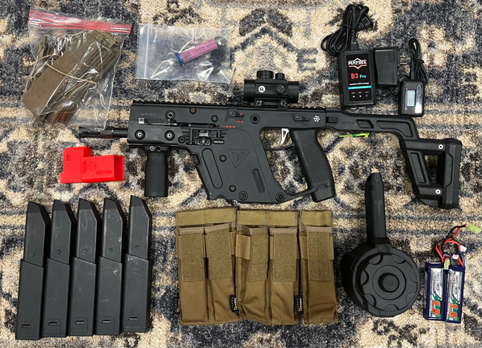 🔥Upgraded Krytac Kriss Vector🔥 With Accessories | HopUp Airsoft