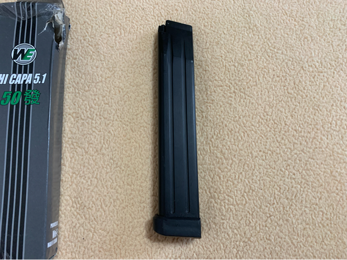 SOLD WE-Tech 52 Round Extended Magazine for Hi-Capa Gas Blowback ...