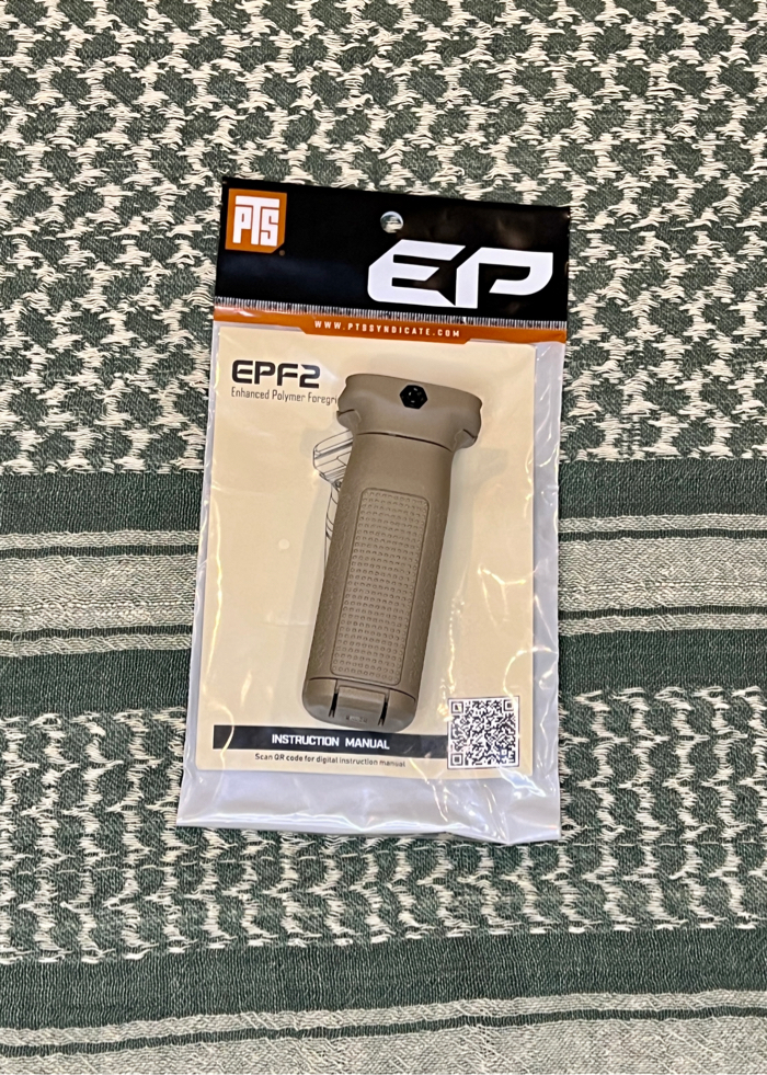 SOLD PTS EPF2 Vertical Foregrip w/battery storage (FDE) | HopUp Airsoft