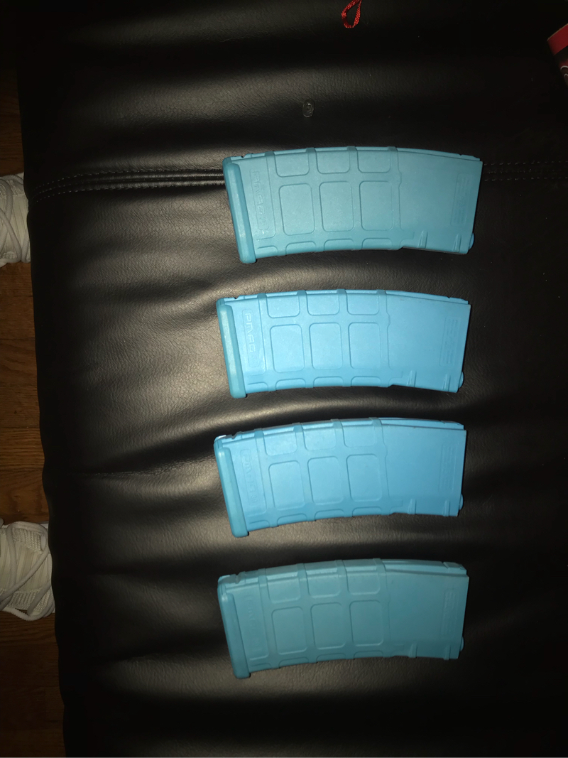 SOLD 4 Blue P Mags | HopUp Airsoft