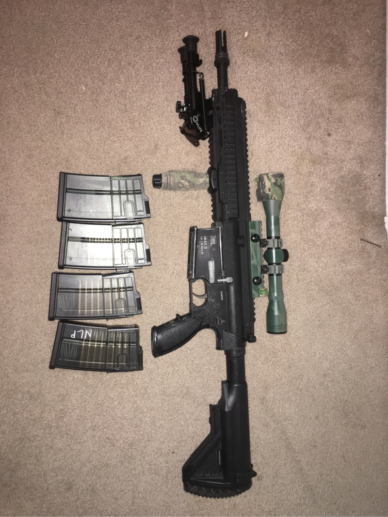 SOLD VFC 417 DMR w/ 4 mags | HopUp Airsoft