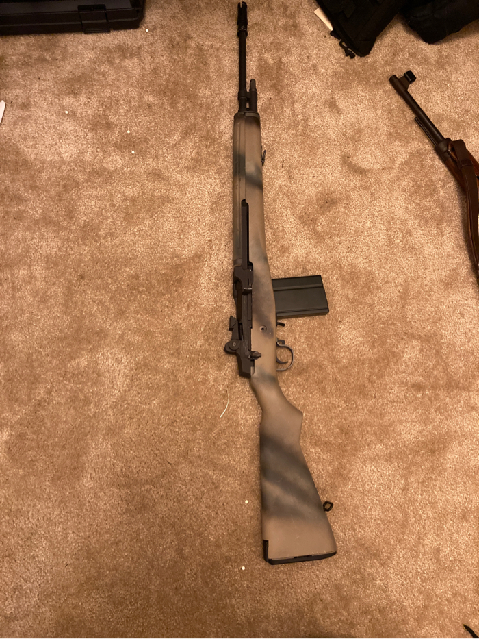 WE-Tech Gas Blowback M14 Airsoft Battle Rifle w/ Imitation Wood | HopUp ...