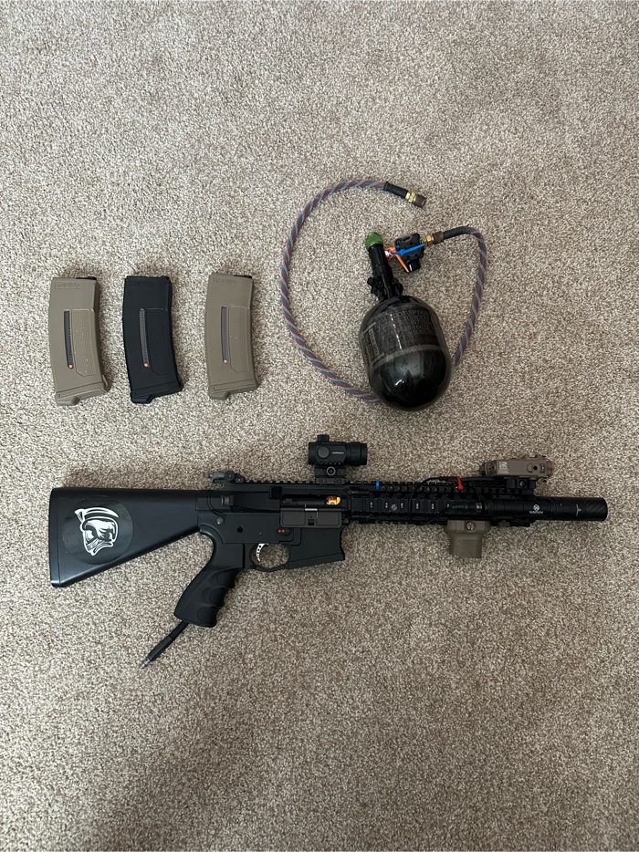 Full MK18 Polarstar Fusion Set up | HopUp Airsoft